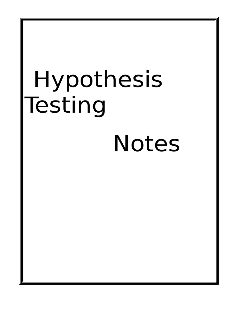 A Comprehensive Guide to Hypothesis Testing: Null Hypotheses ...