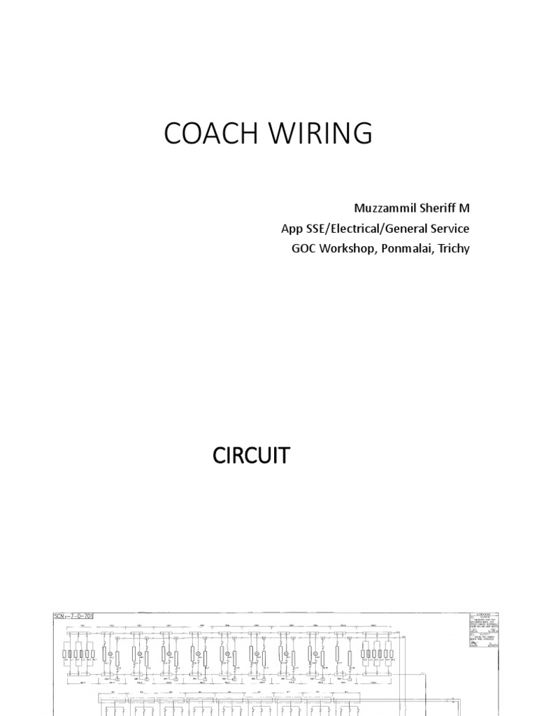Coach Wiring Safety Checks | PDF | Electrical Wiring | Fuse (Electrical)