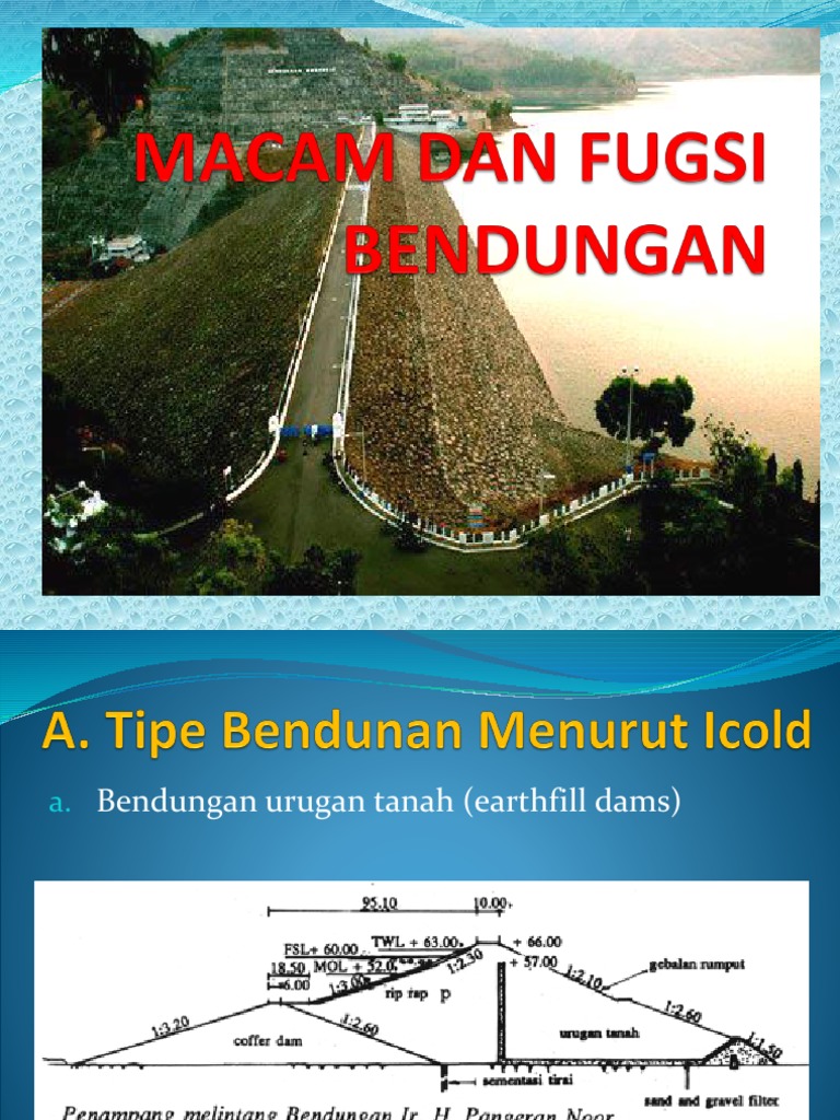Jenis dan Data Bendungan di Indonesia | PDF