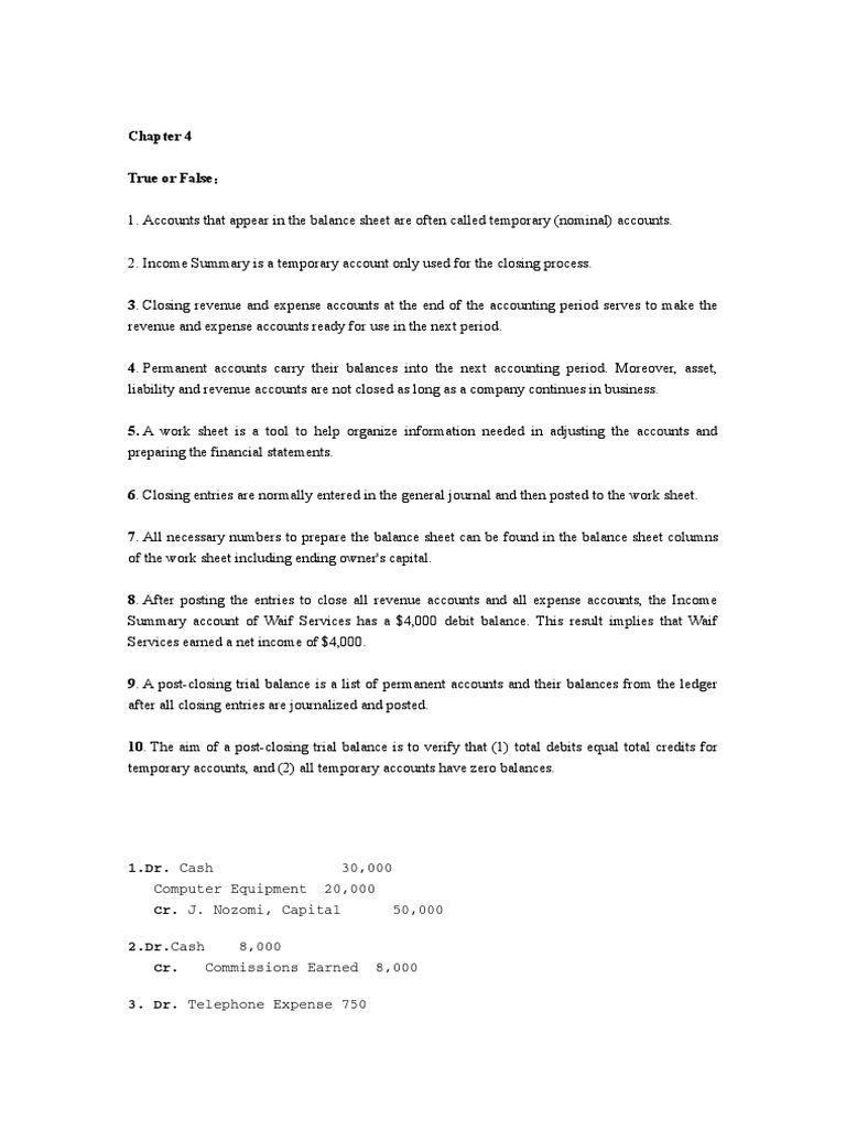 课堂练习-Chapter 4 | PDF