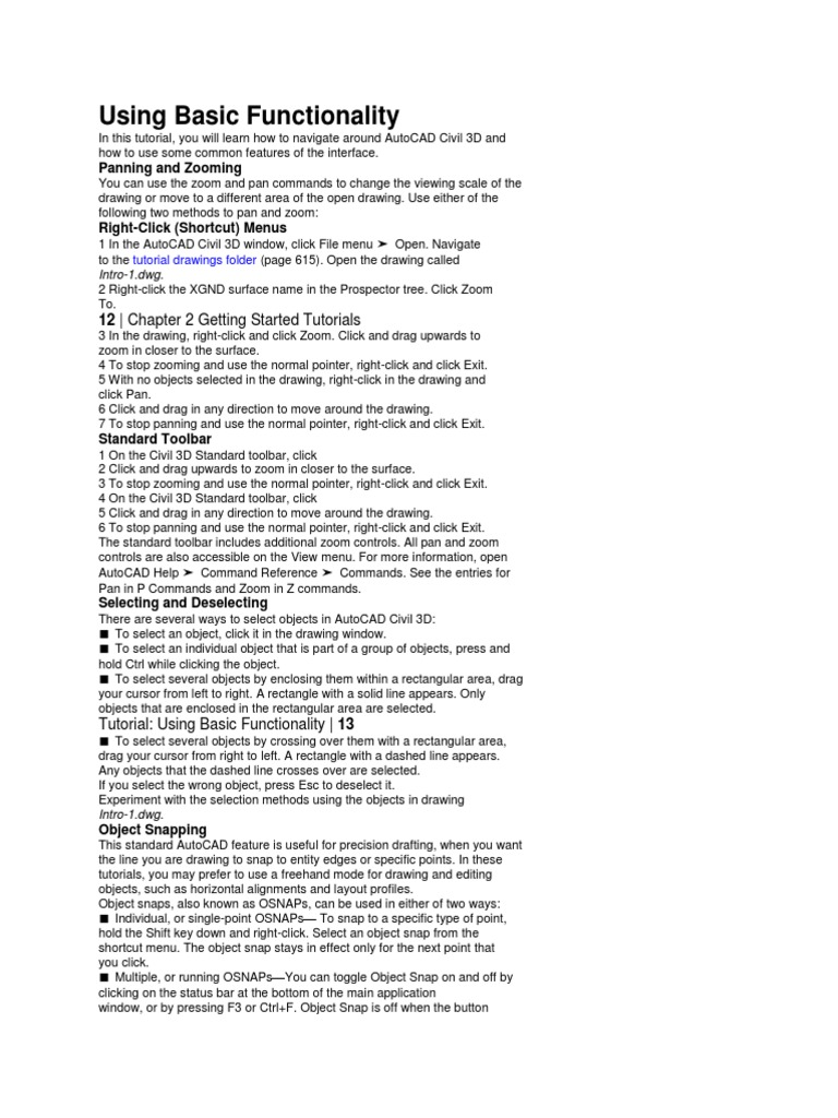 Using Basic Functionality: 12 - Chapter 2 Getting Started Tutorials ...