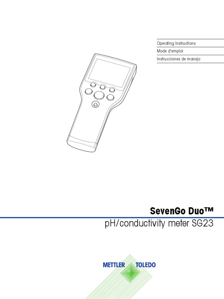 SG23 Manual | Download Free PDF | Ph | Buffer Solution