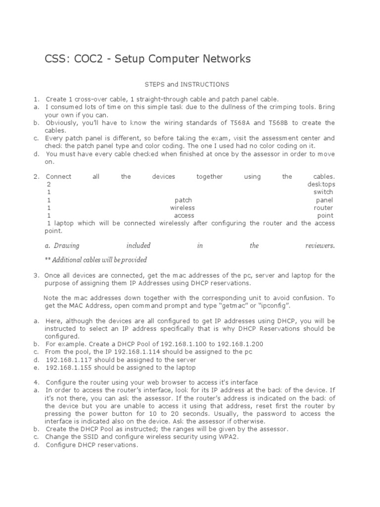 CSS - Coc2 | PDF | Ip Address | Router (Computing)