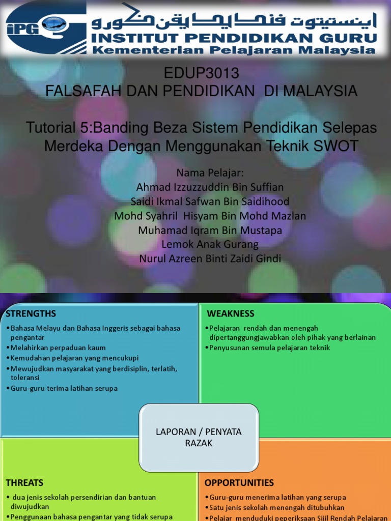 EDUP3013 Pembentangan | PDF