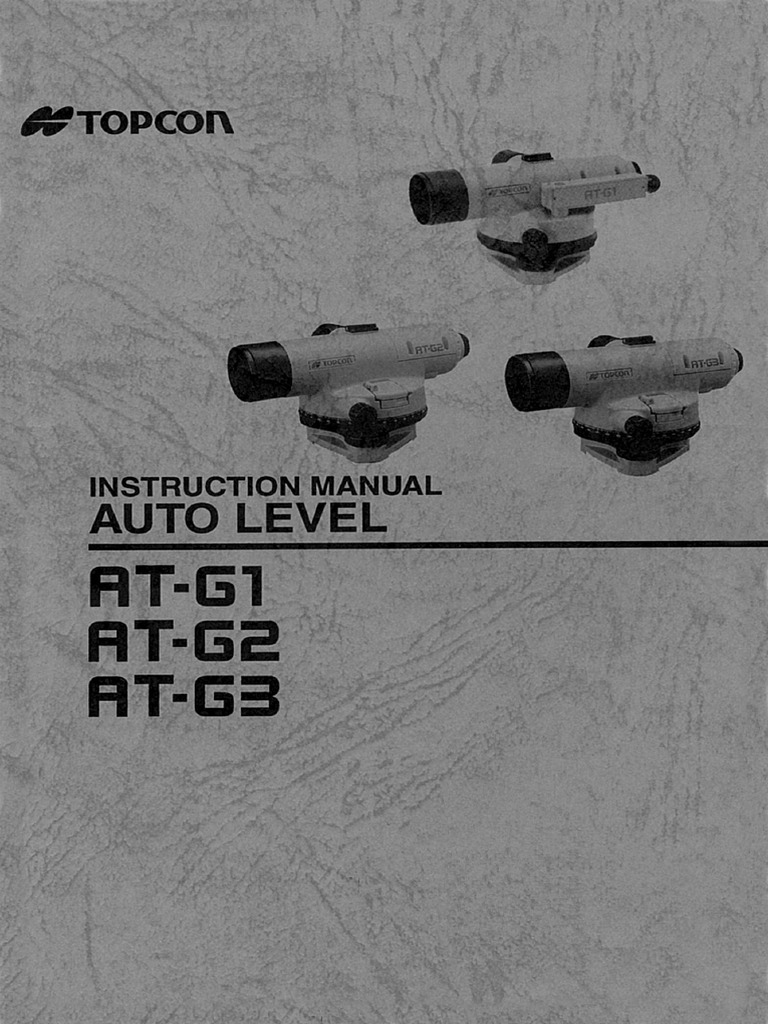 Topcon At-G2 Manual | PDF