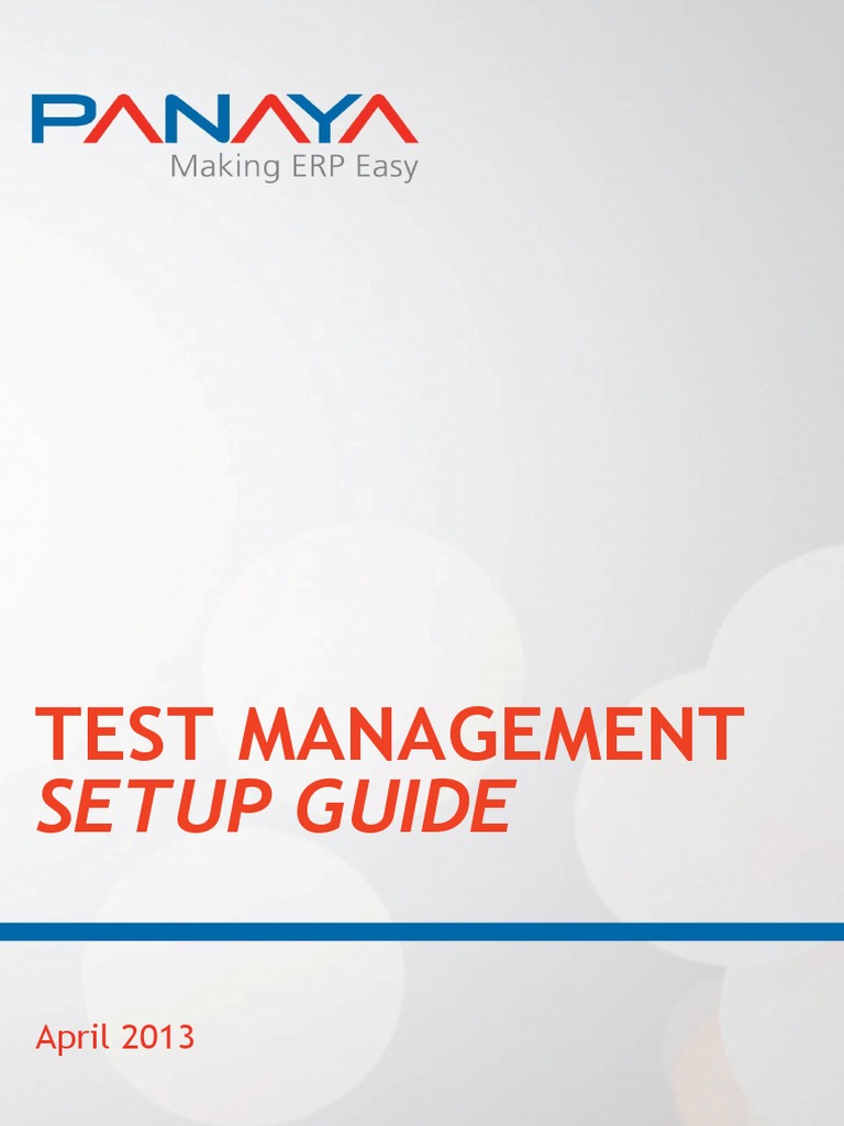 Panaya - TestManagementSetupGuide | PDF | Microsoft Windows | Operating ...