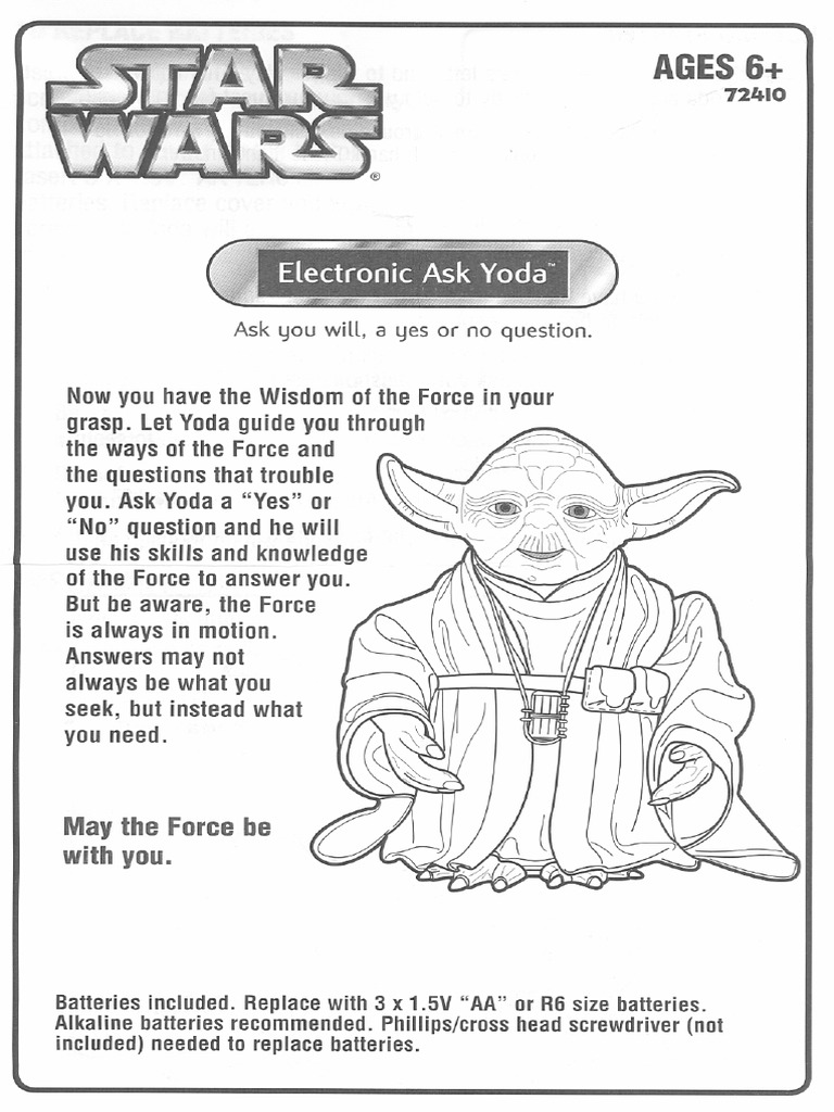 Star Wars Ask Yoda | PDF