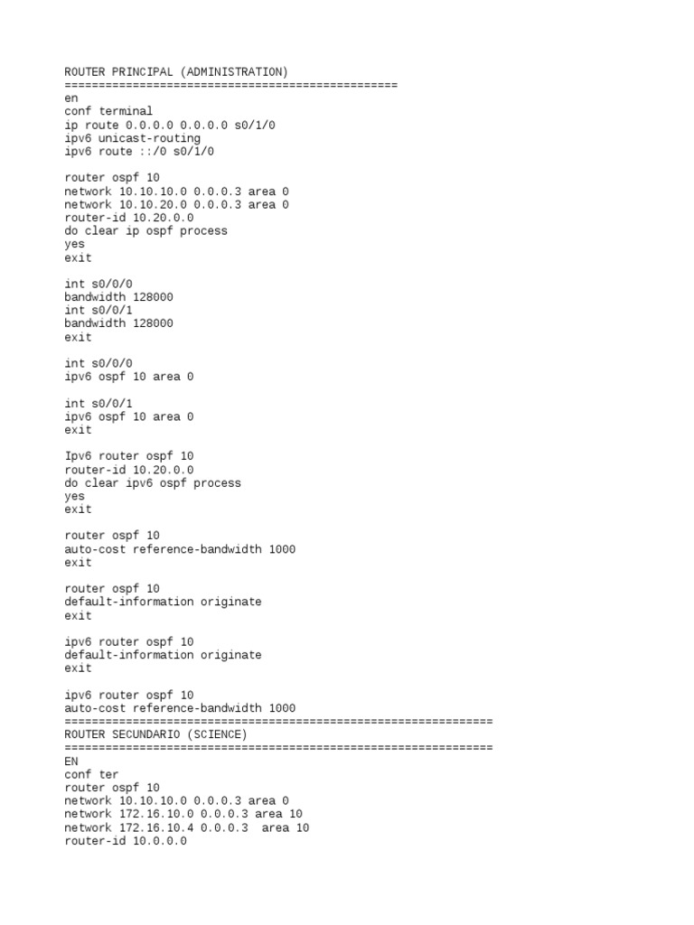 OSPF Practice Skills Assessment - Packet Tracer | PDF | Router (Computing) | Internet Protocols