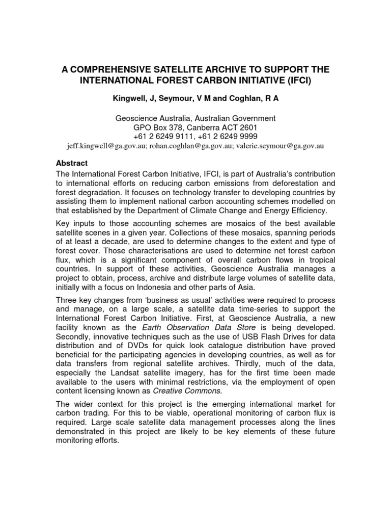 15arspc Submission 145 | PDF | Reducing Emissions From Deforestation And Forest Degradation