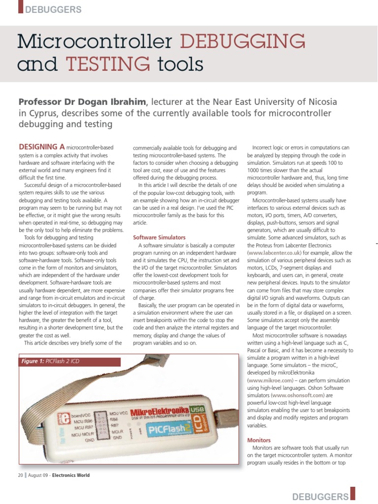 Debugging Testing Ew 08 09 | PDF | Debugging | Microcontroller