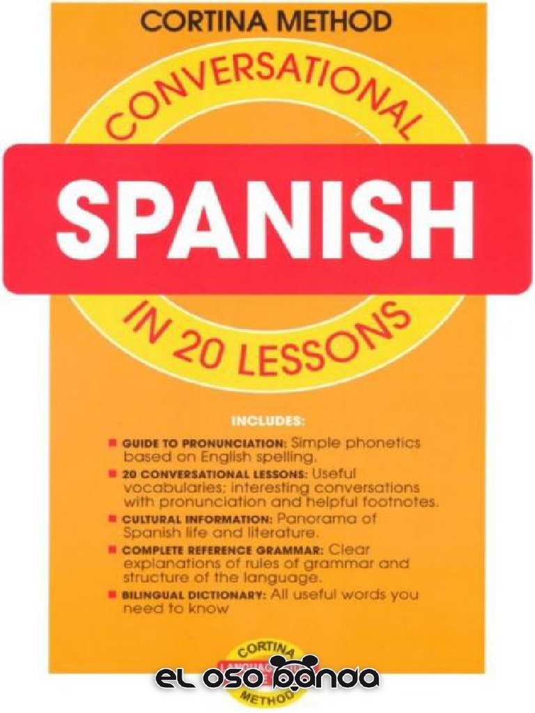 Conversational Spanish in 20 Lessons JPR504 PDF | PDF