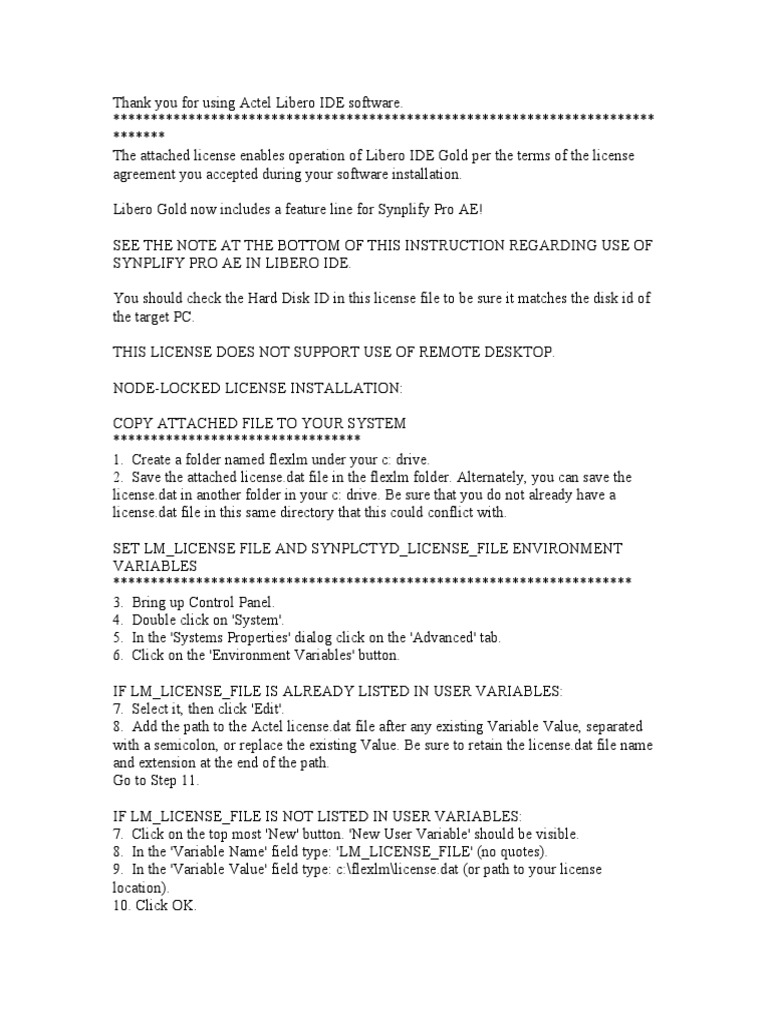 Actel Libero IDE - Active | PDF | Computer File | Directory (Computing)