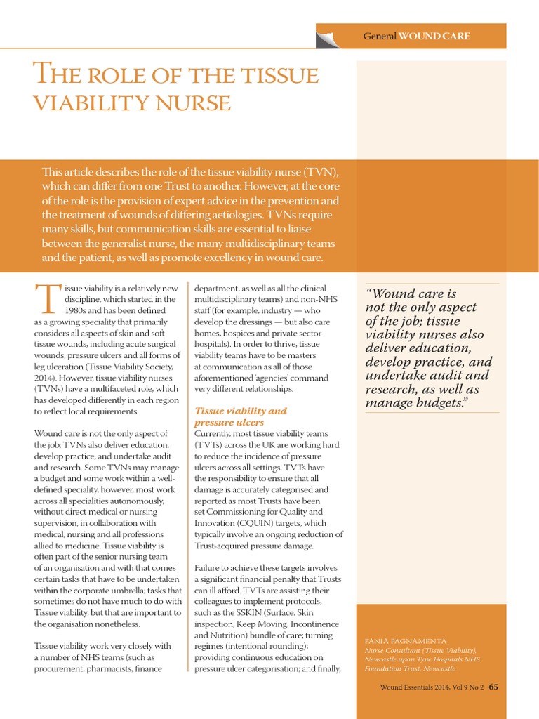 The Role of the Tissue Viability11 | Randomized Controlled Trial | Nursing