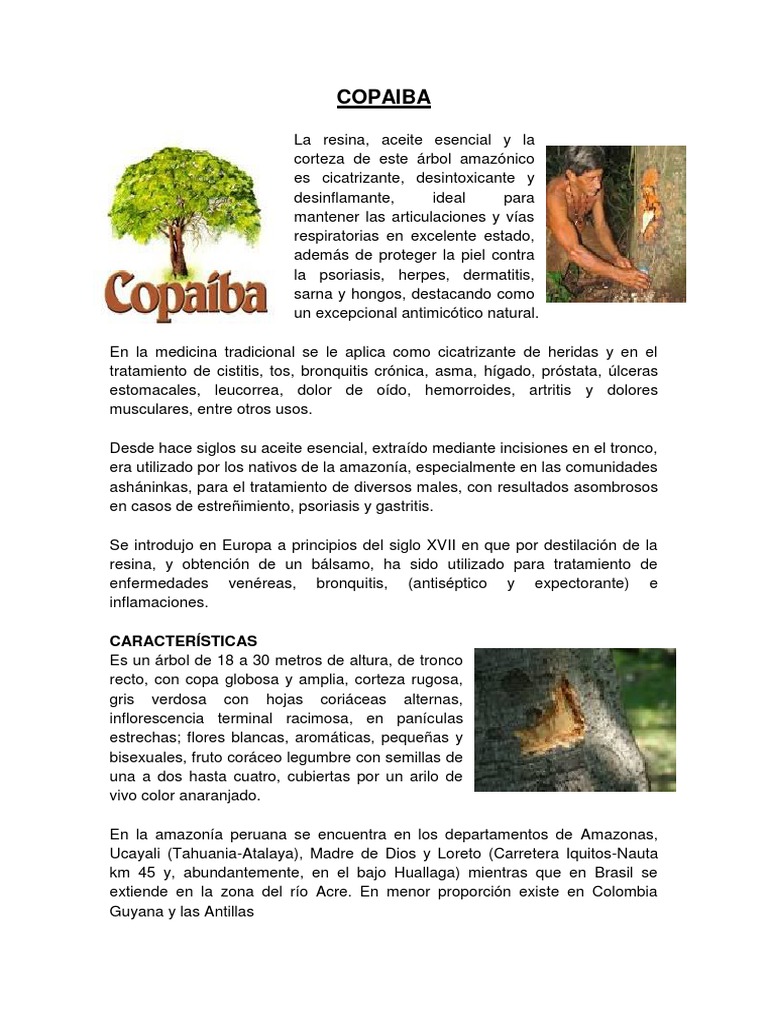 COPAIBA | PDF | Vitamina | Alimentos