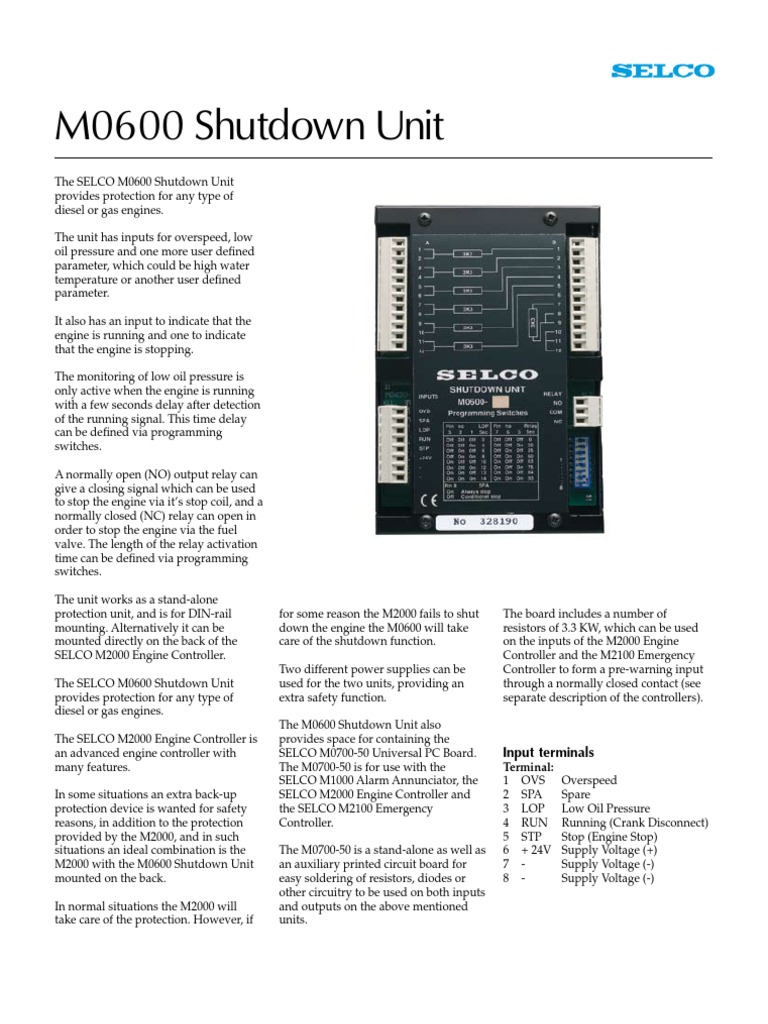 M0600 | PDF | Relay | Switch