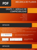 Grupo #4. Modulo de Elasticidad Volumetrica - Compresibilidad | PDF ...