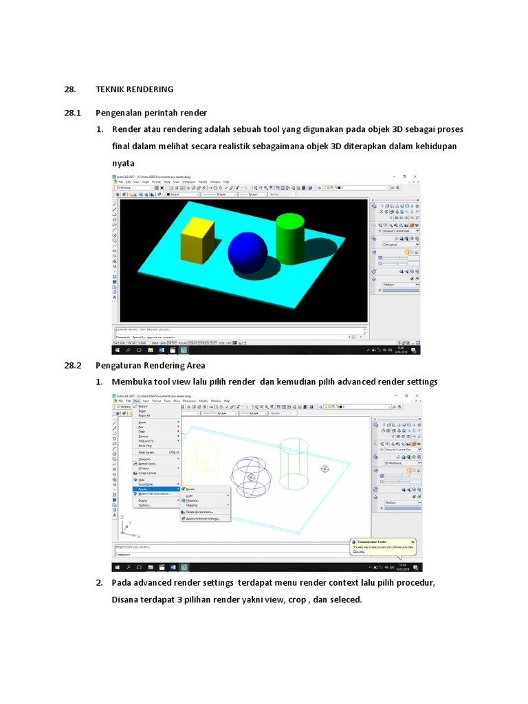 Teknik Rendering | PDF | Teknologi & Rekayasa