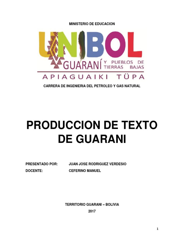 Guarani Libro | PDF | Naturaleza
