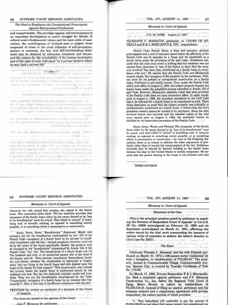 Manacop Vs Court of Appeals | PDF