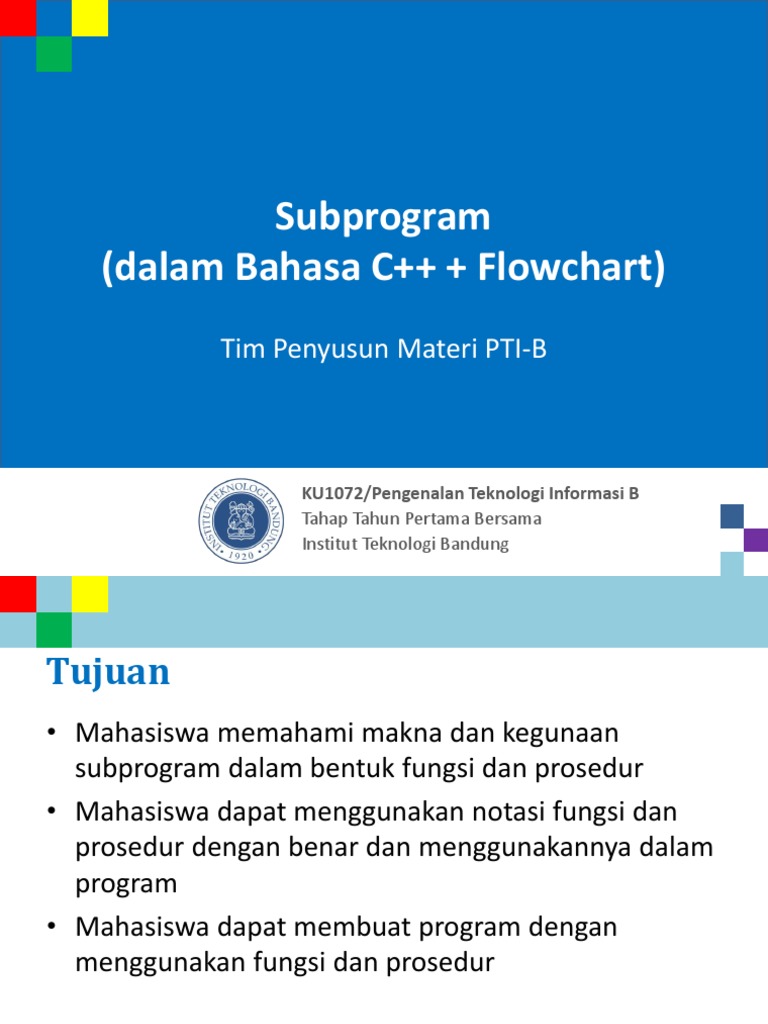 Subprogram CPP Flowchart 220915 | PDF