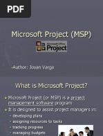 MS Project Sample | PDF | Project Management | Software