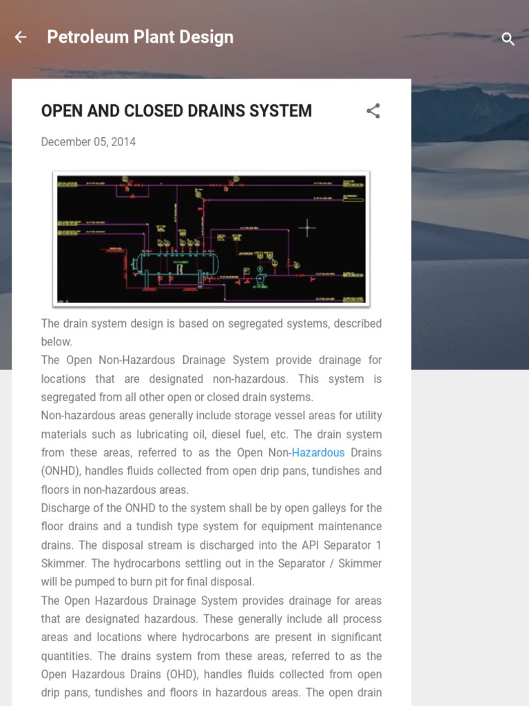 A Comprehensive Overview of the Open and Closed Drainage Systems for ...