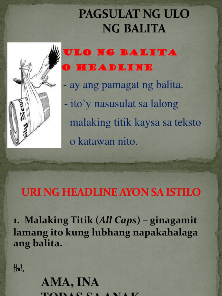 Pagsulat NG Ulo | PDF