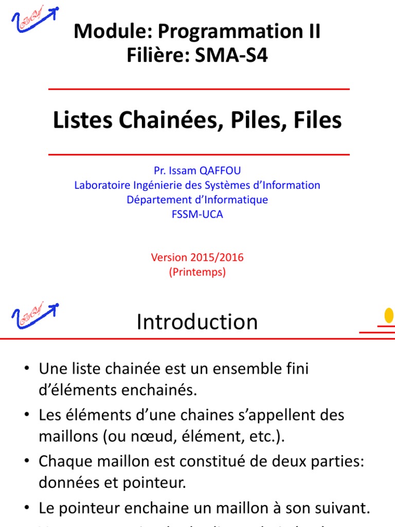 9-Listes Chainées | PDF | Pointeur (programmation) | C (Langage de ...