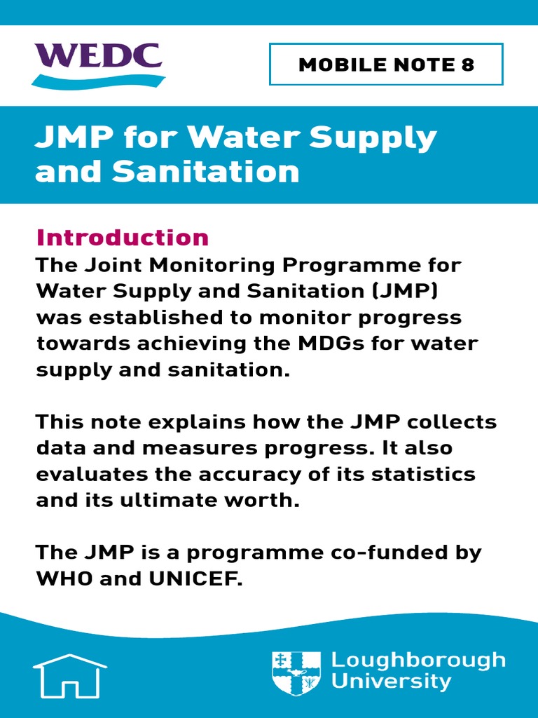 JMP For Water Supply and Sanitation | Download Free PDF | Sanitation ...