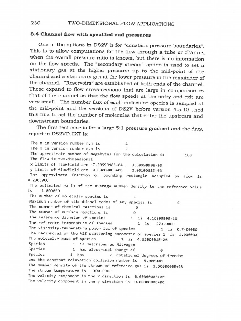 DSMC Modelling of Channel Flow | PDF