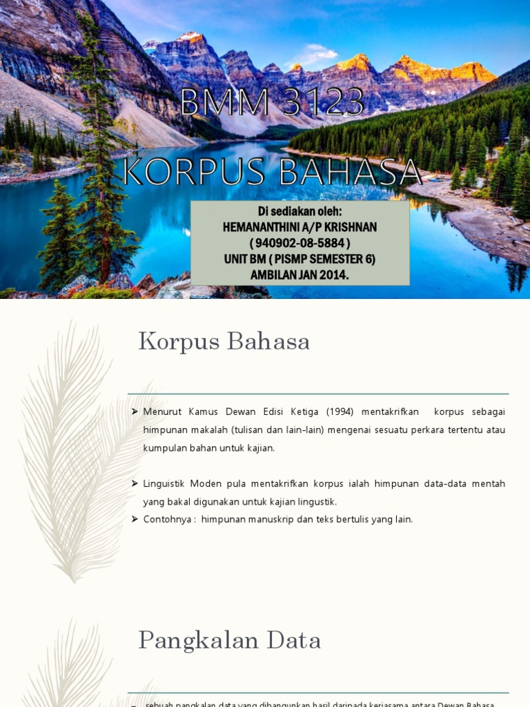 Korpus Bahasa | PDF