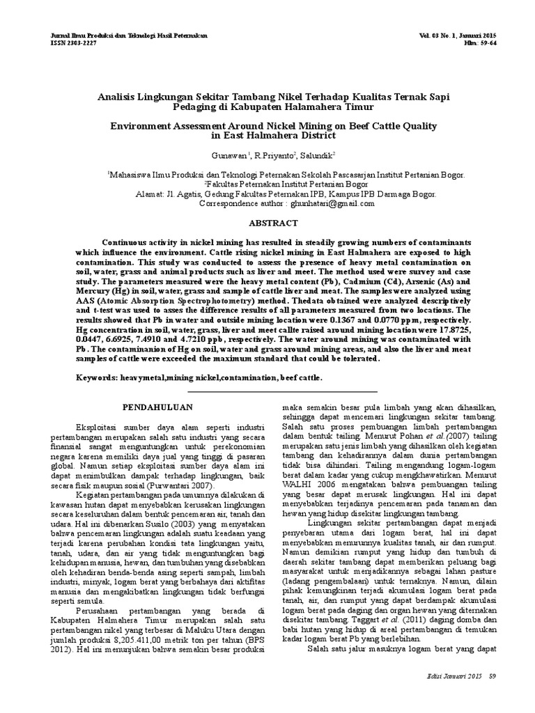 Alamat: Jl. Agatis, Gedung Fakultas Peternakan IPB, Kampus IPB Darmaga ...