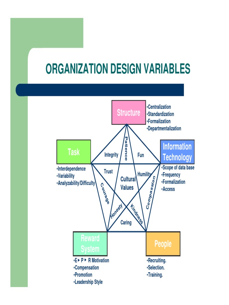 Organization Design Variables: Structure | PDF