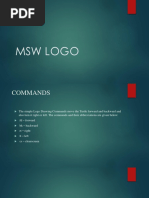 MSW Logo Commands Ict | PDF | Division (Mathematics) | Mathematics