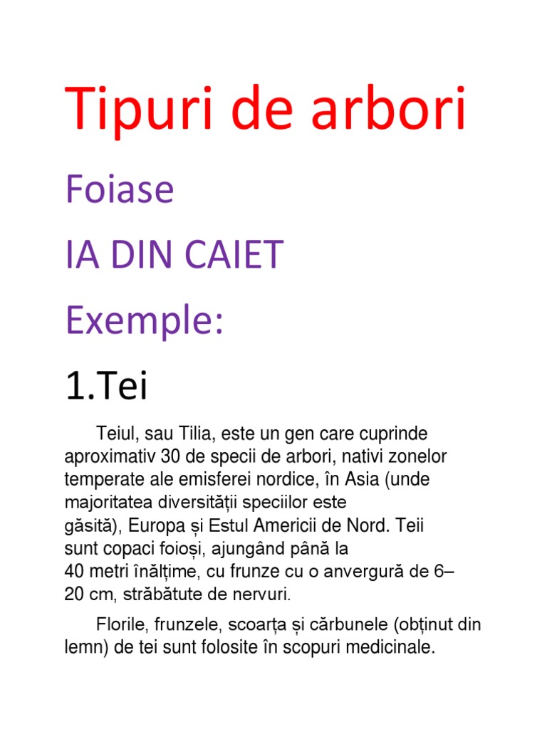 Tipuri de Arbori | PDF