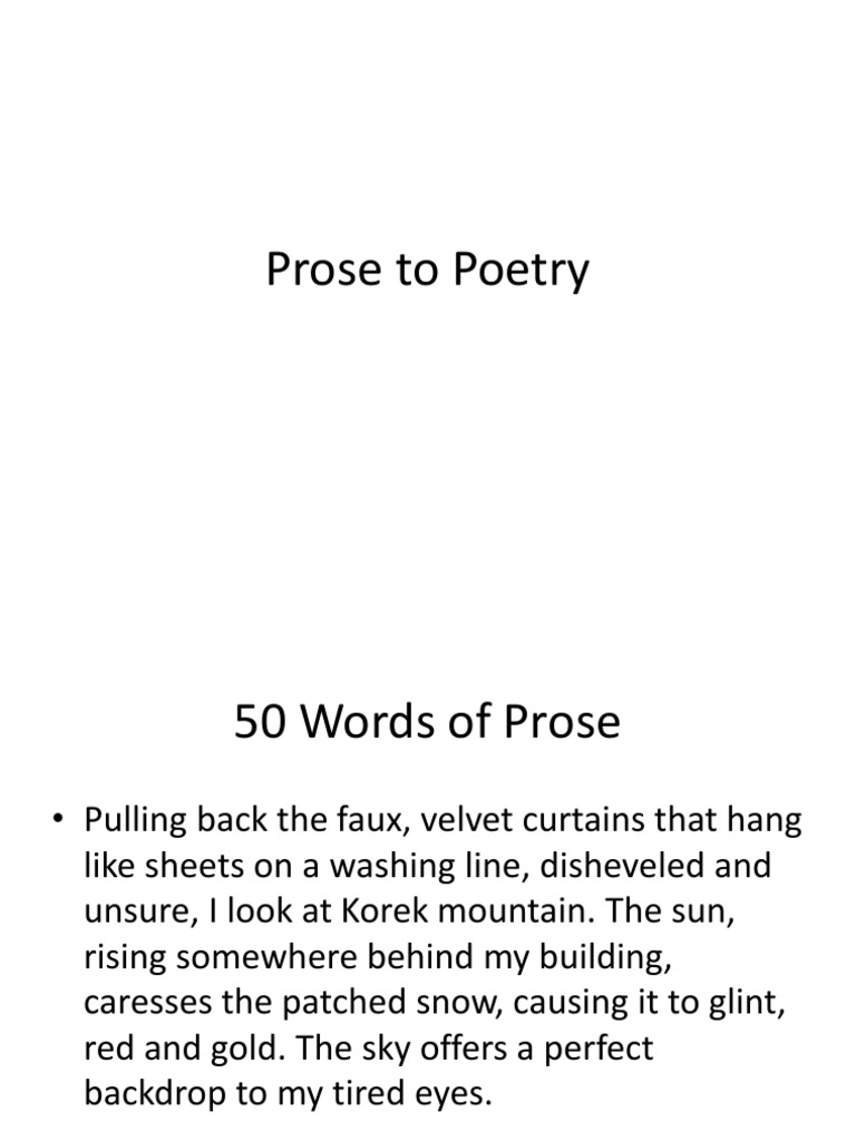 50 Word Prose 11 | PDF | Art | Poetry