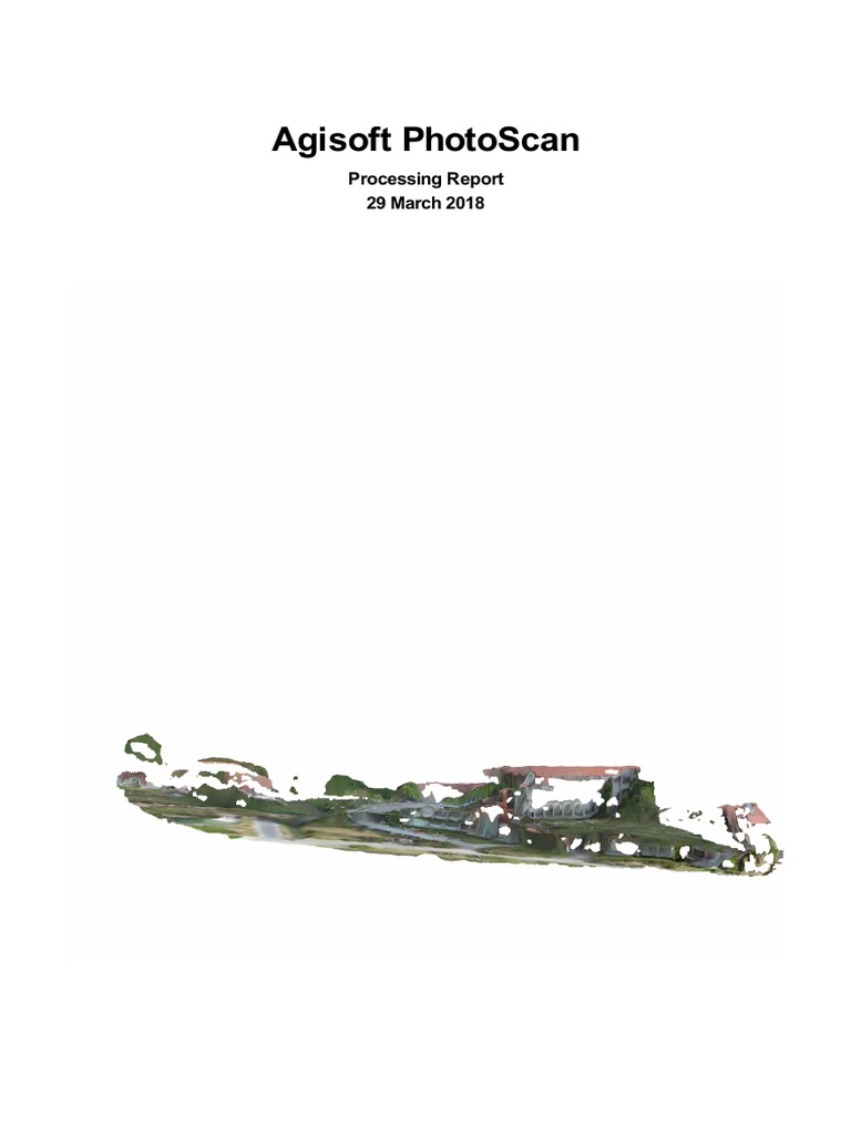 Report Agisoft PDF | PDF | Texture Mapping | Computer Graphics