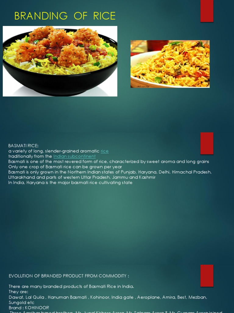Branding of Rice | PDF