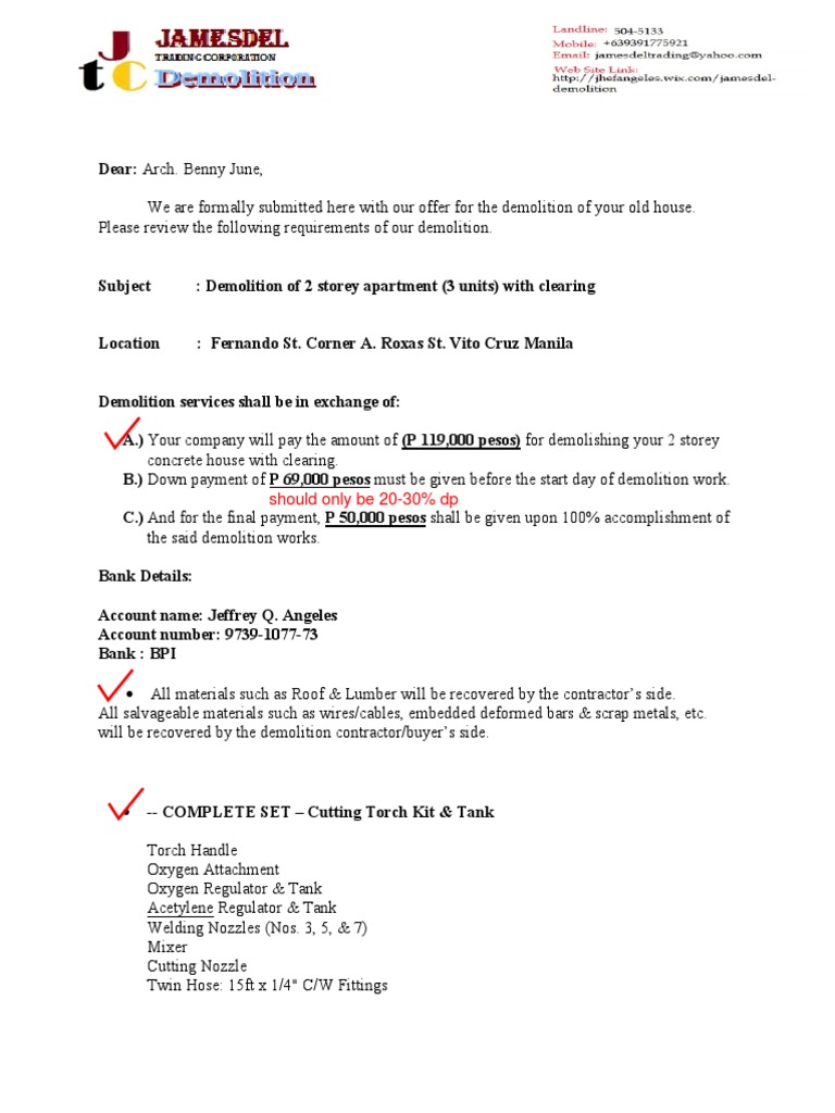 Demolition Contracts | PDF | Demolition | Business