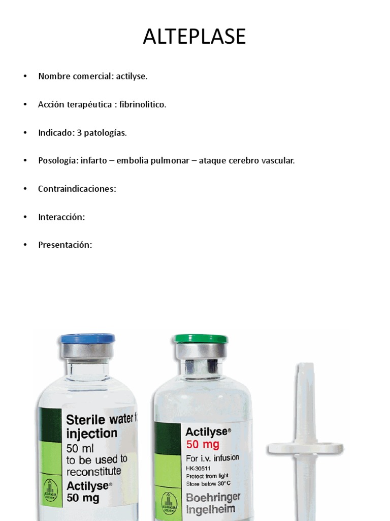 Alteplase Power | PDF