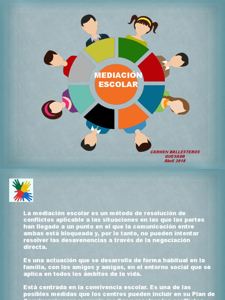 Mediación Escolar | PDF | Mediación | Conflicto (proceso)