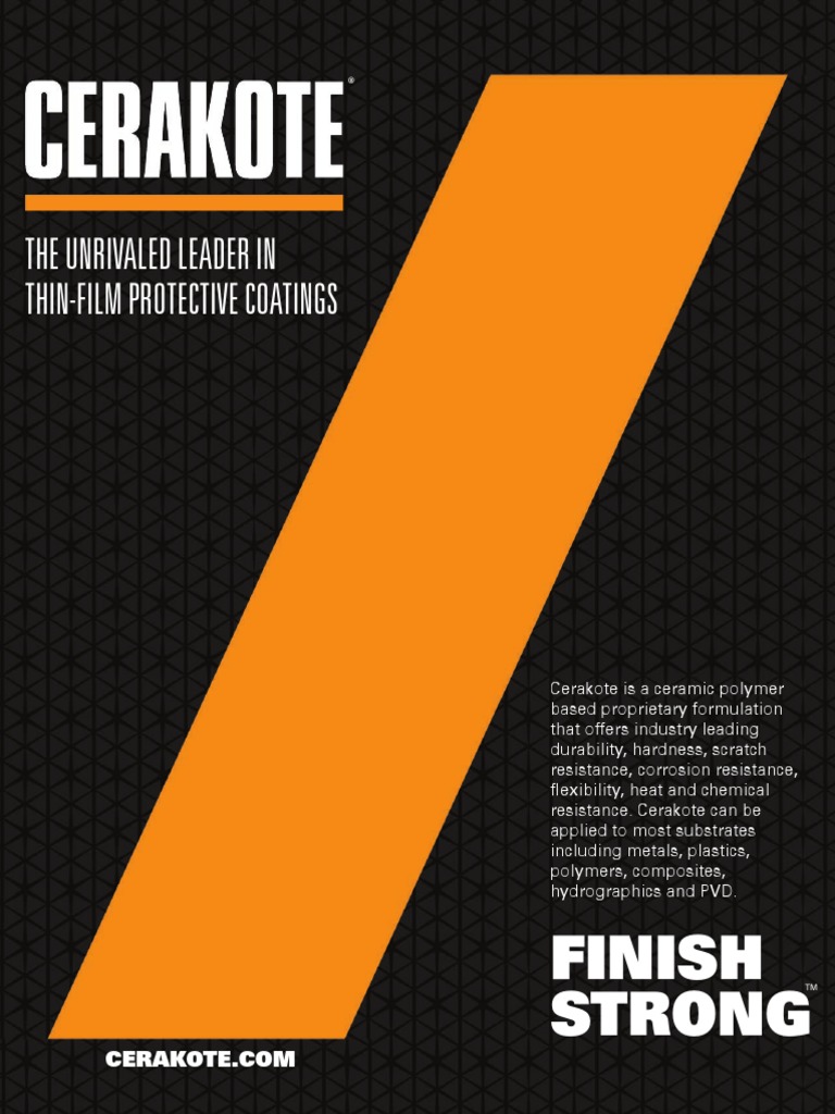Cerakote Product Guide 1-10-18WEB | PDF | Wear | Corrosion