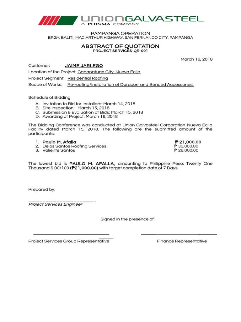 Abstract of Quotation | PDF