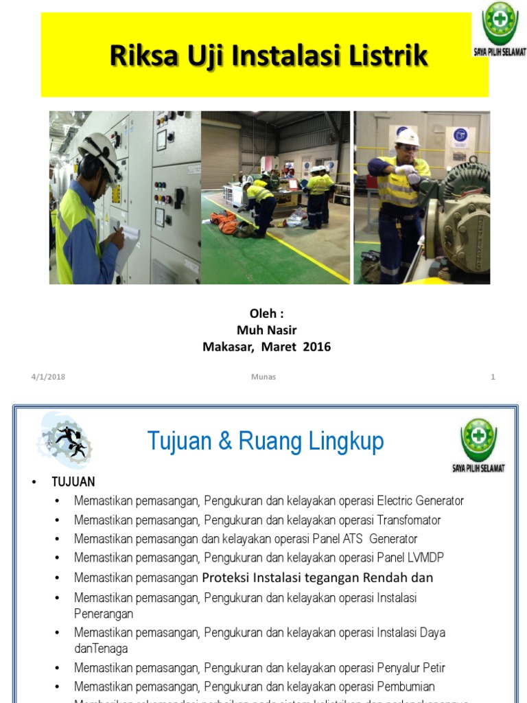 Riksa Uji Instalasi Listrik | PDF