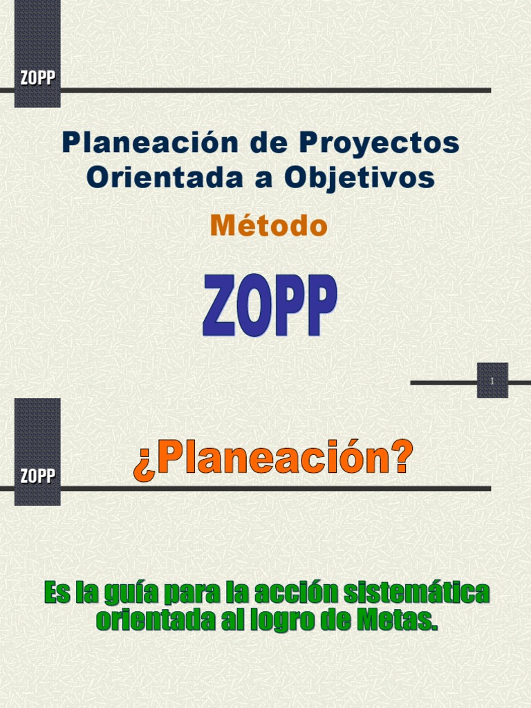 Introducción Método ZOPP Completo JAAV Fondif | PDF | Business ...