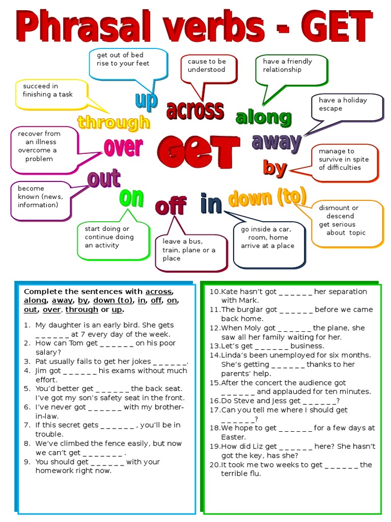 Phrasal Verbs Activities for Kids | PDF
