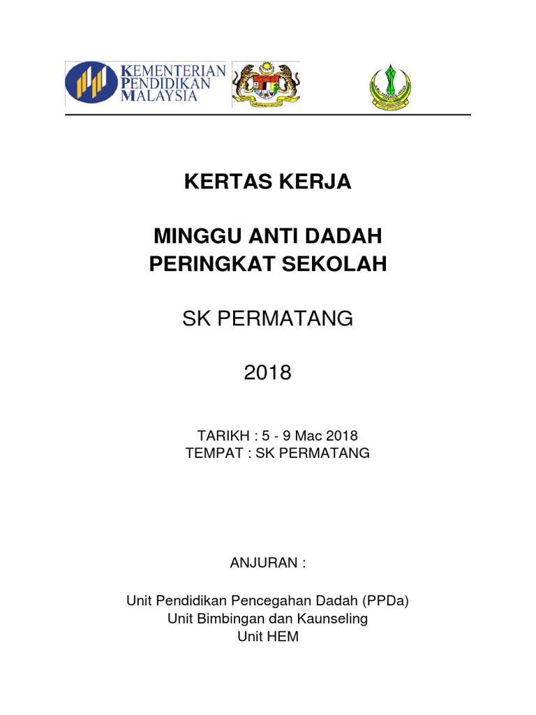 Kertas Kerja Aadk | PDF