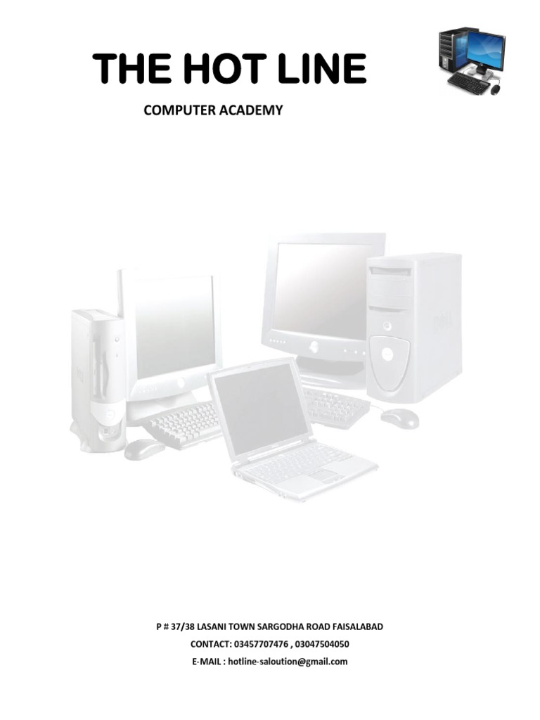 The Hot Line: Computer Academy | PDF
