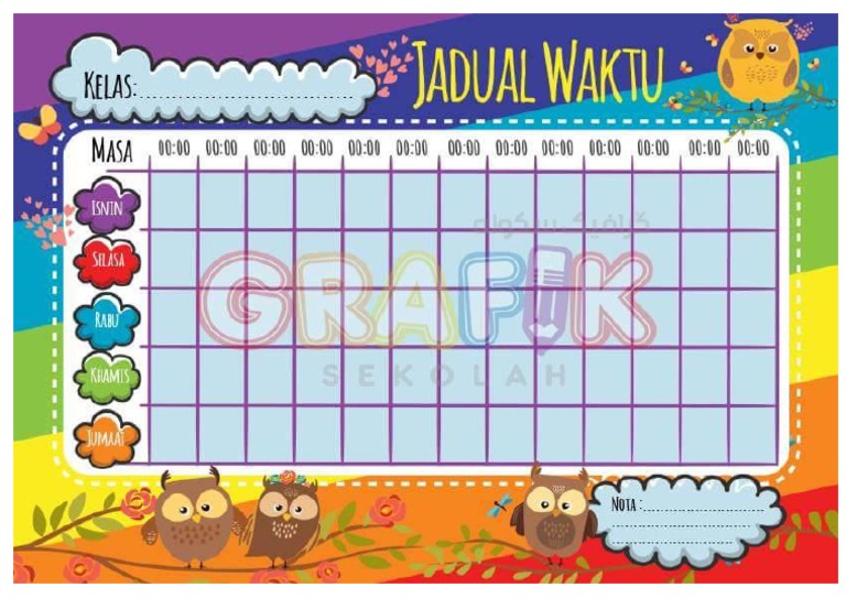 Jadual Waktu | PDF