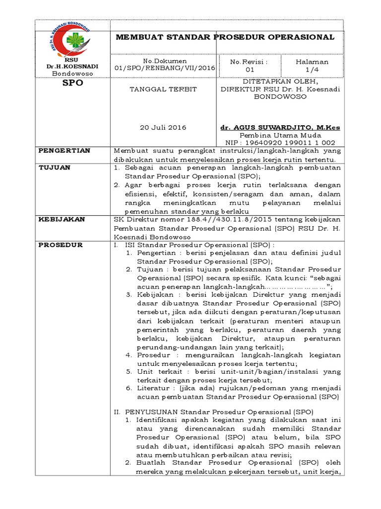 SPO Membuat SPO 2 | PDF